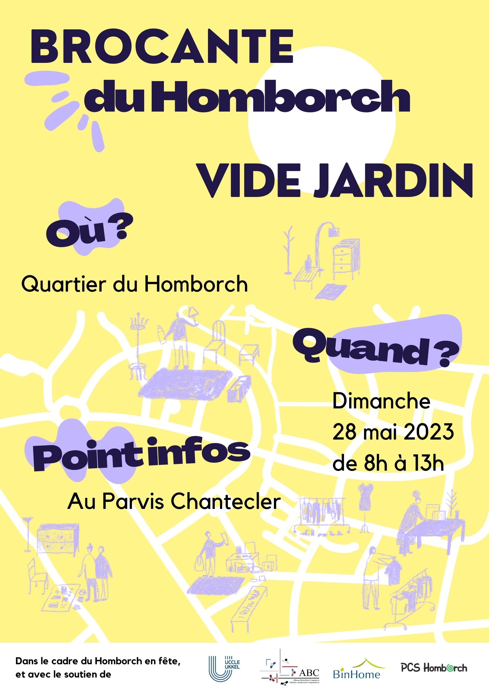 Brocante et Vide-jardin du Homborch - fr - Brocantes.be