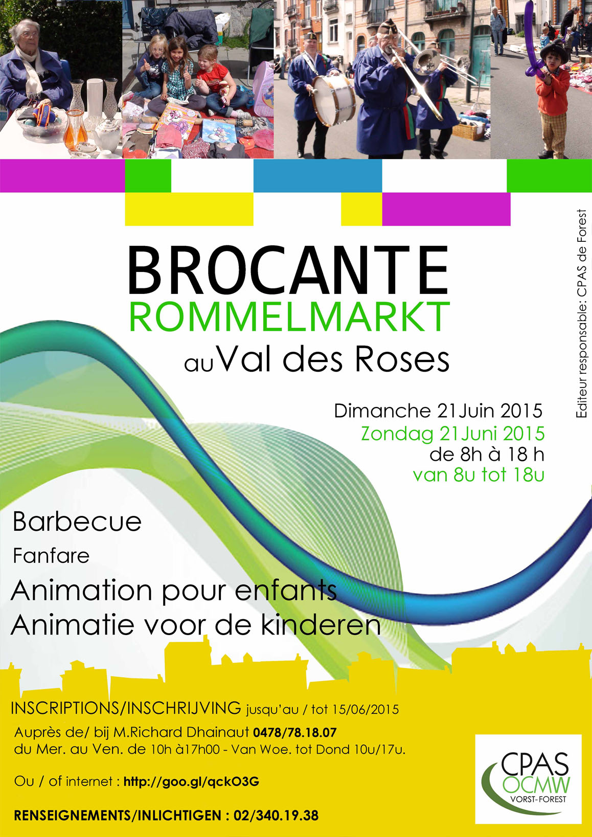 Forest : 8ième édition de la brocante du Val des Roses - fr - Brocantes.be